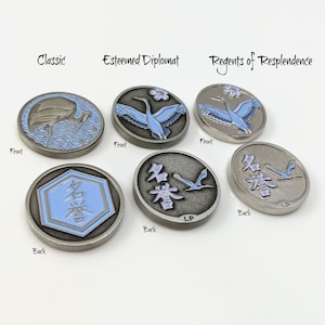 L5R Fate Solid Metal - Crane Resplendence and Diplomat - Unofficial ...