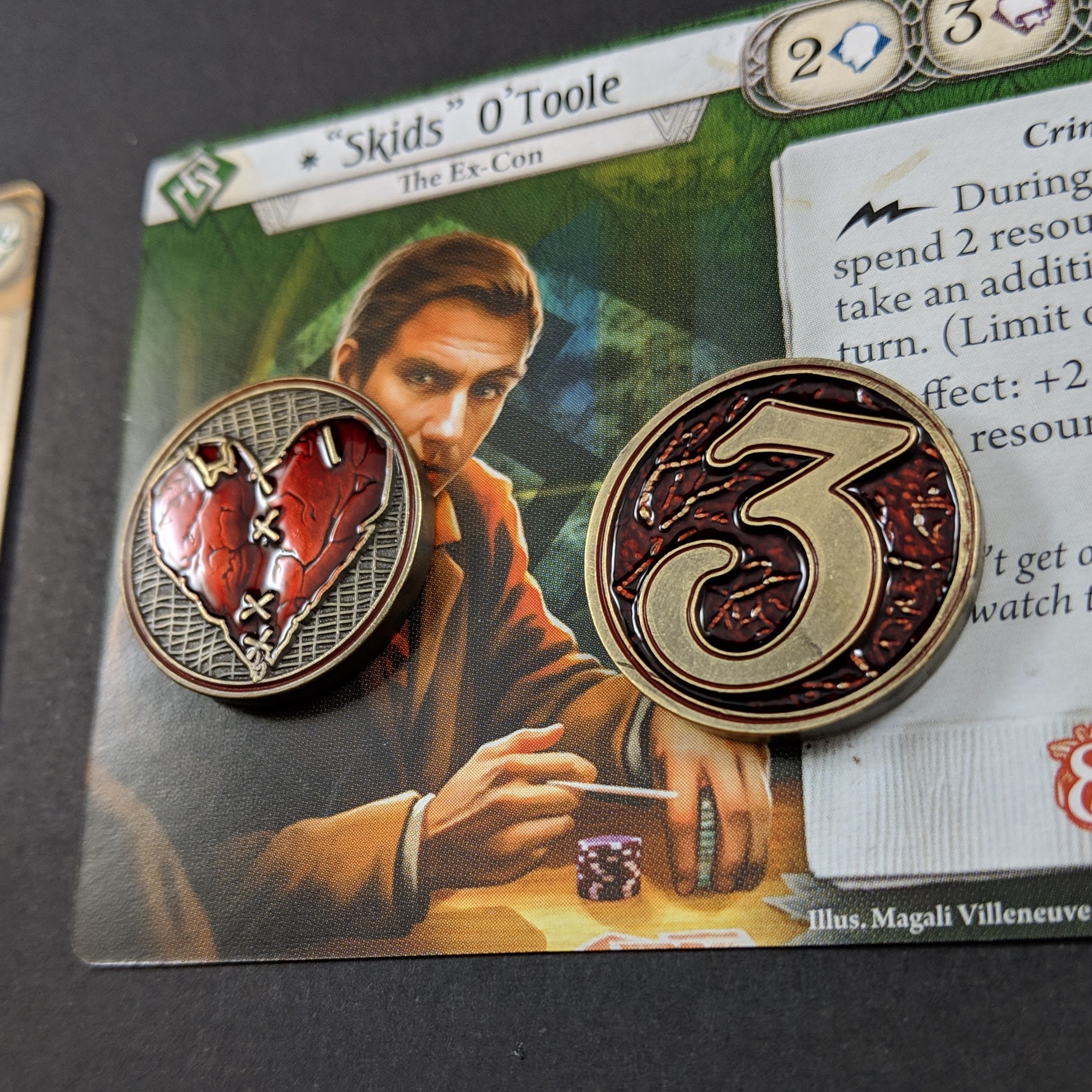 Arkham Metal Health: Wounded Heart Tokens Unofficial Luxury - Etsy ...