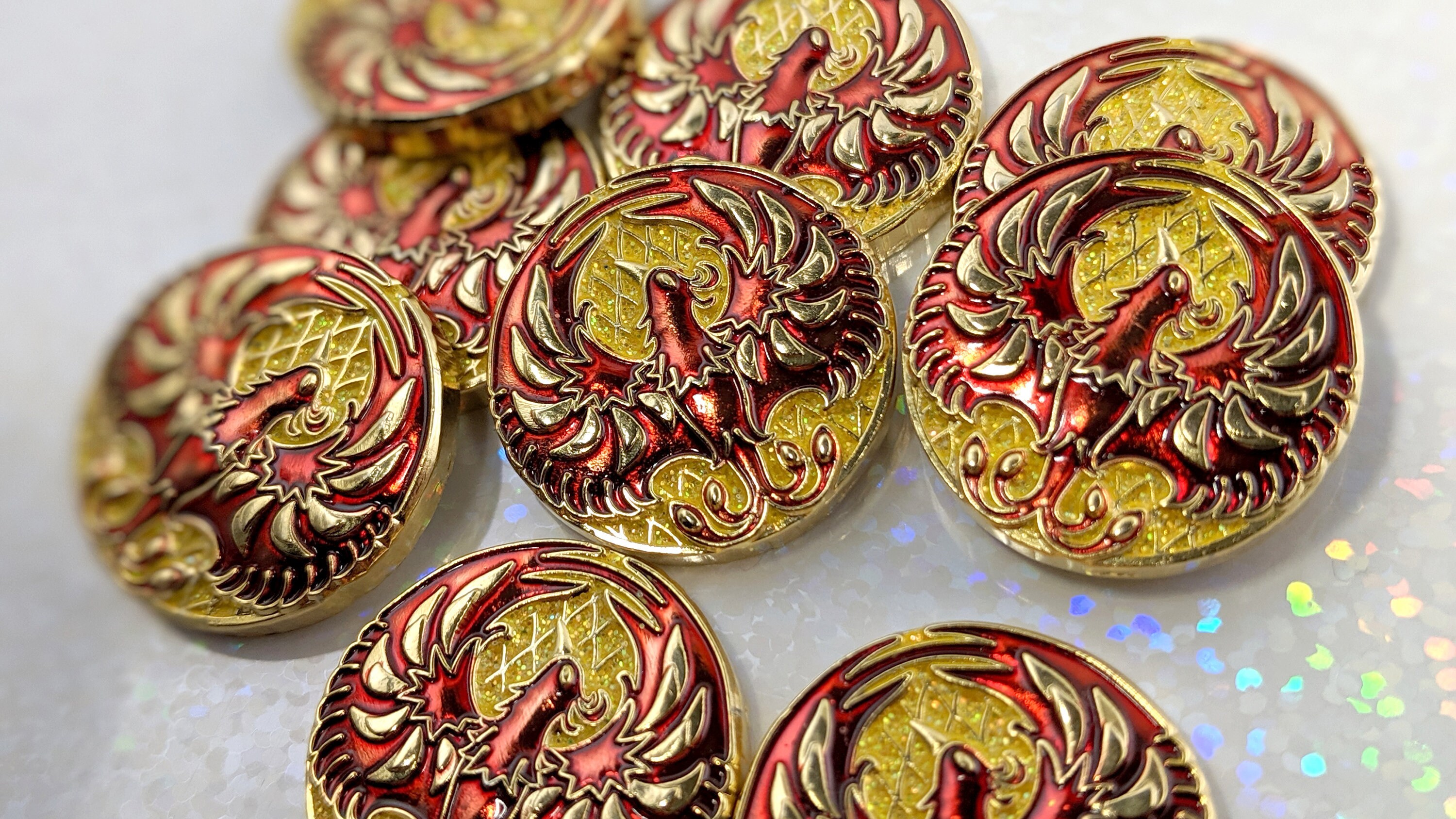 L5R Phoenix Metal Fate Reignited and Scholar Luxury Tokens - Etsy Hong Kong