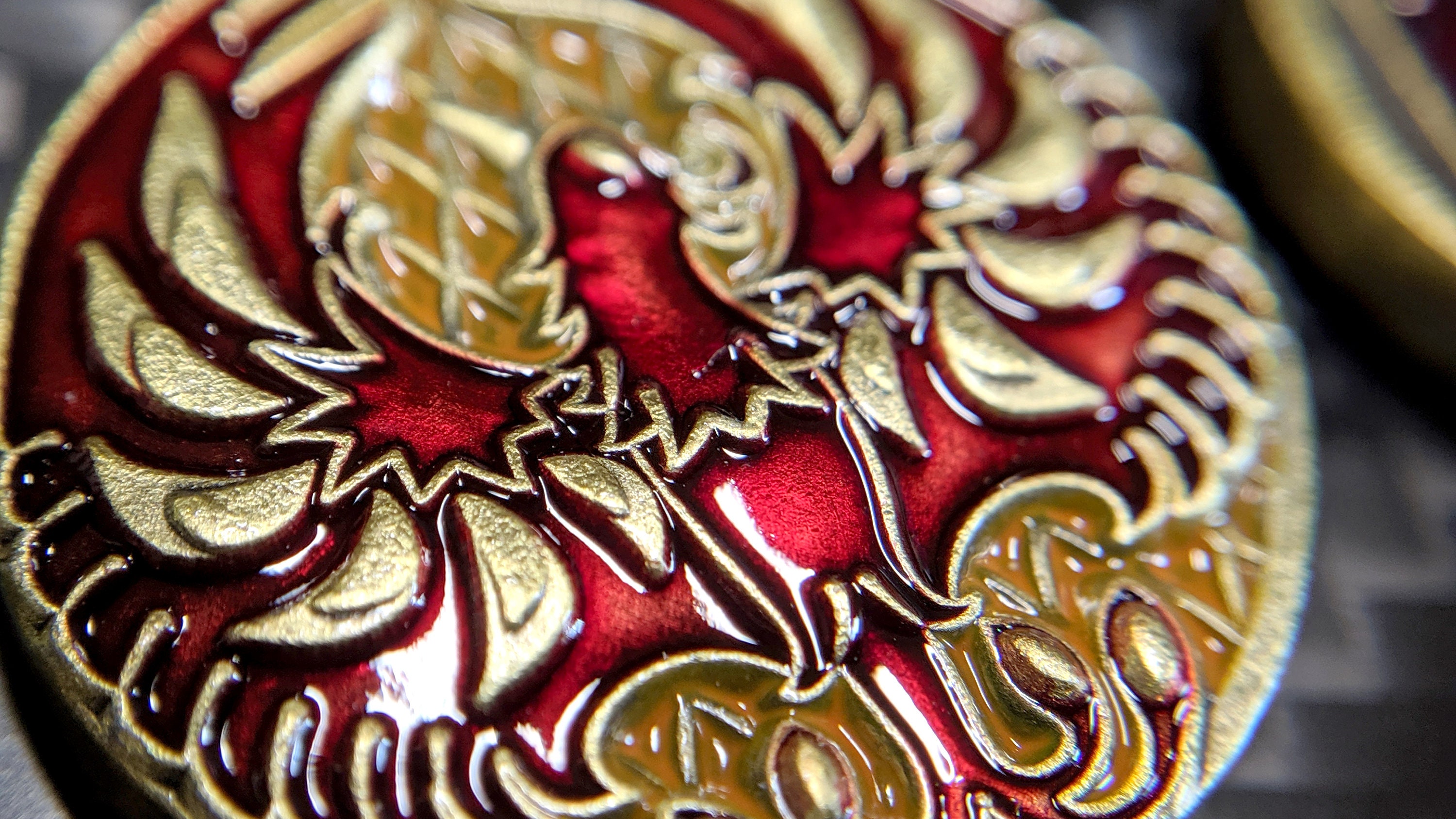 L5R Phoenix Metal Fate Reignited and Scholar Luxury Tokens - Etsy Hong Kong