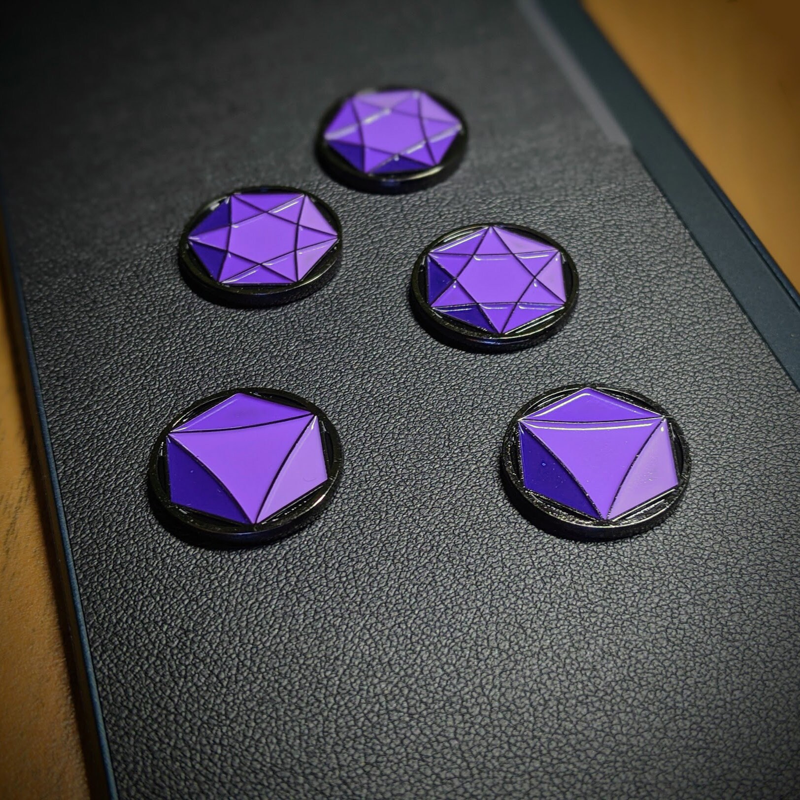 KeyForge Aember: Remnants Metal Tokens Unofficial Dark and | Etsy