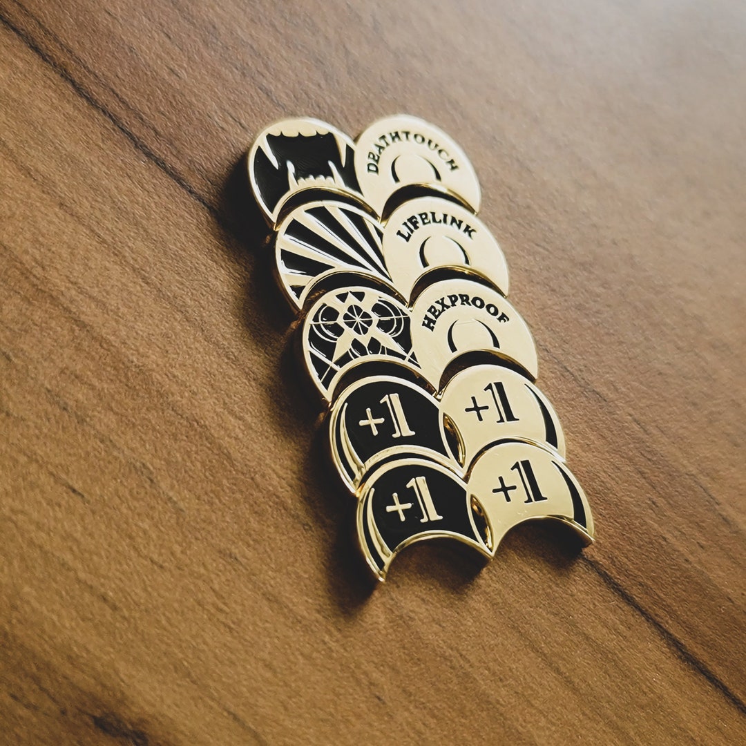 Mtg Counters Keyword (set of 3) Metal Ability Reversible - Unofficial ...