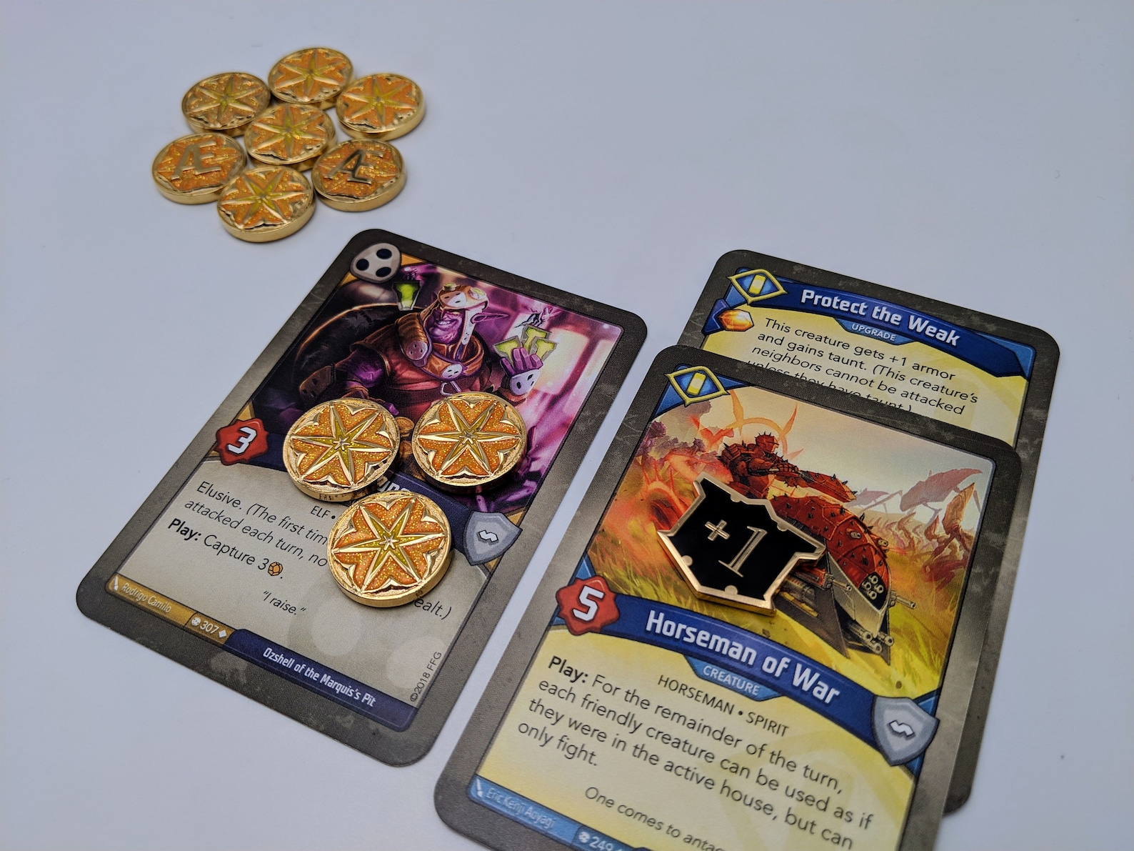 Keyforge Luxury Aember: Archonic Energy Metal Tokens - Etsy