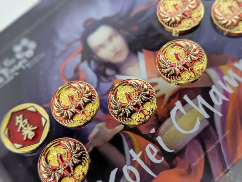 L5R Phoenix Metal Fate Reignited and Scholar Luxury Tokens - Etsy