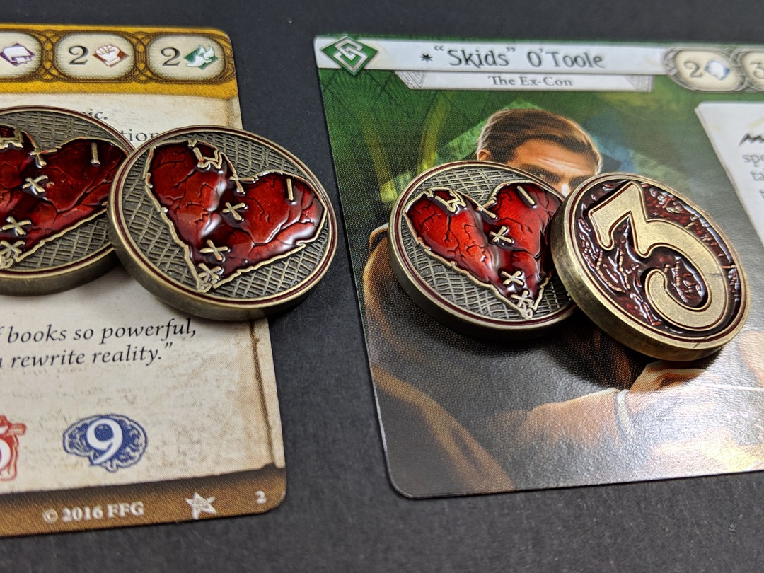 Arkham Metal Health: Wounded Heart Tokens - Unofficial Luxury Tokens ...