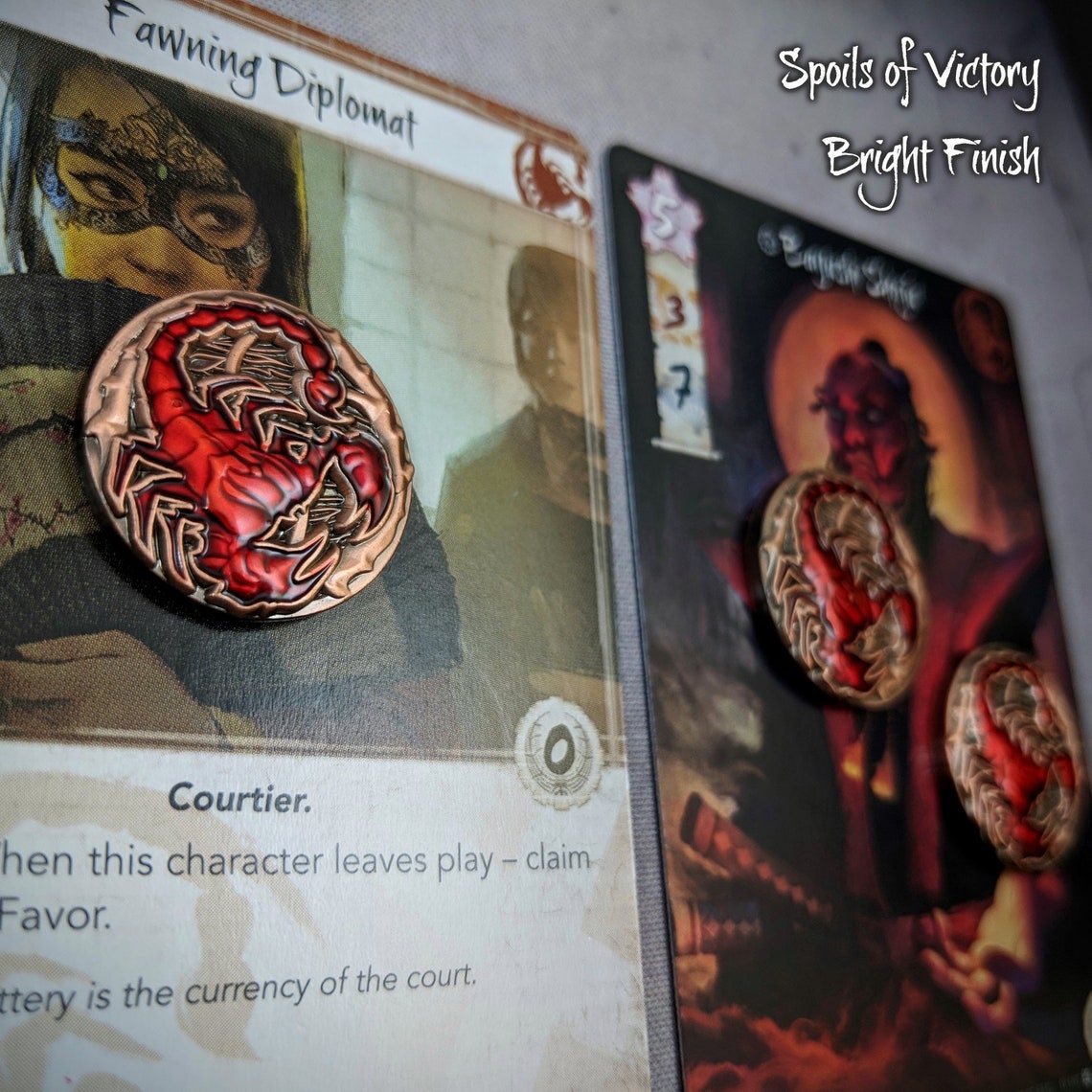 L5R Metal Fate: Scorpion Limited Edition - Unofficial LCG Luxury Fate ...