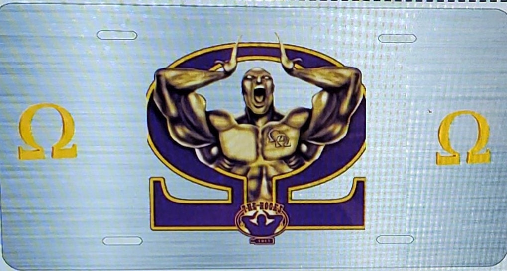 Omega Psi Phi License Plates - Etsy