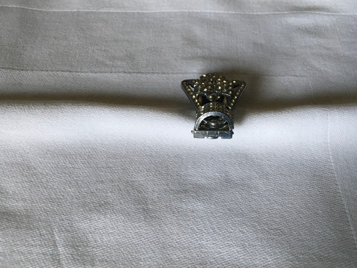 Art Deco Paste Dress Clip - Etsy