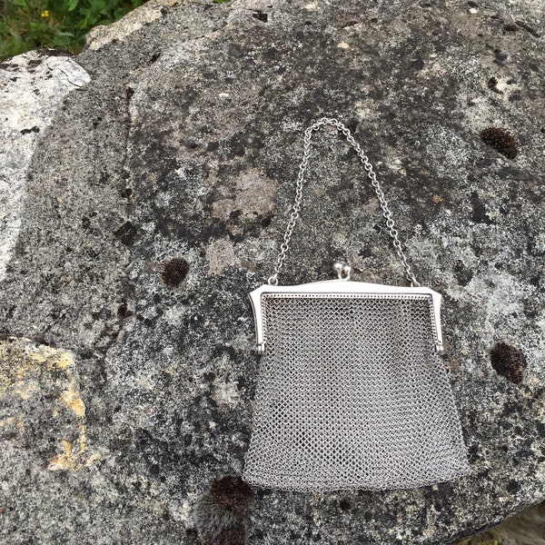 Antique Mesh Bag - Etsy
