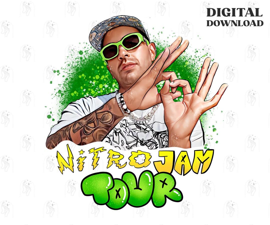 Feid Ferxxo Png for Nitro Jam Tour, Sublimation Designs Digital ...