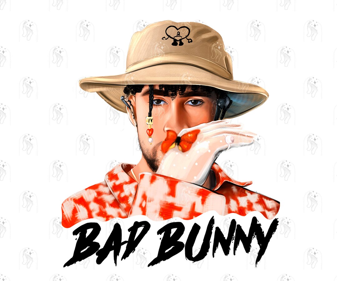 Bad Bunny Png Sublimation Designs for Bad Bunny Shirt Instant Download ...
