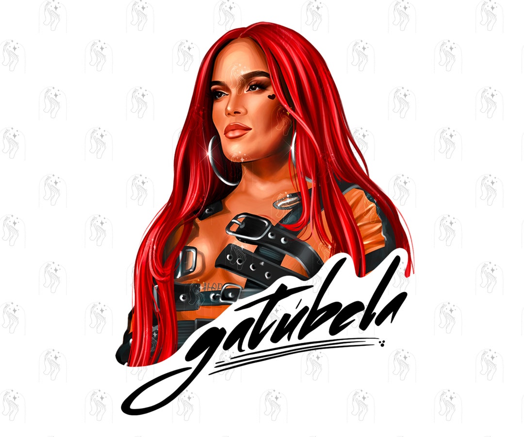 Karol G Bichota With Red Hair 2022 Sublimation Png Digital Download for ...