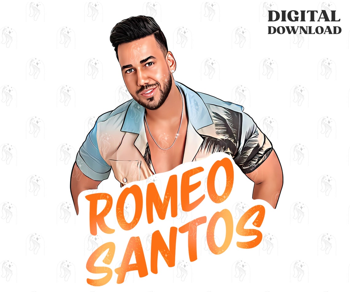 Romeo Santos Png Sublimation Designs Digital Download for - Etsy