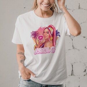 Karol G Pink Hair Png for Princess Doll Fans Digital Download, Manana ...