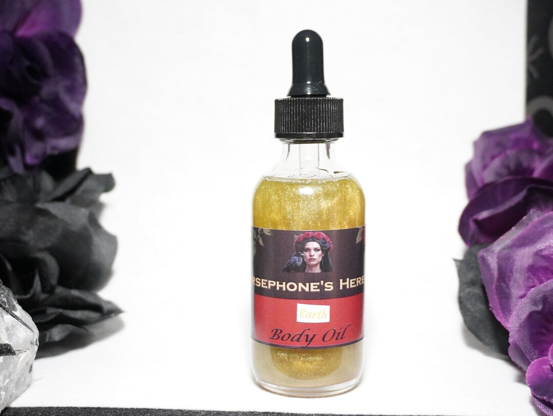 Earth Shimmering Body Oil Potion With the Scents of Fresh Cut Grass ...