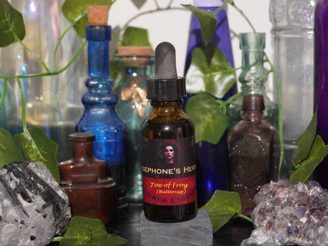Toe of Frog (buttercup) Flower Essence , 1 Oz or 2 Oz, Witchy, Healing ...