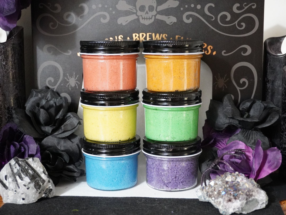 Shimmering Body Salt Scrub With the Scents of Earth, Air, Fie, Water ...