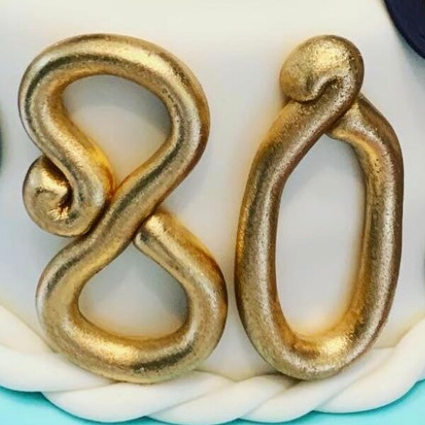 Fondant Number - Etsy
