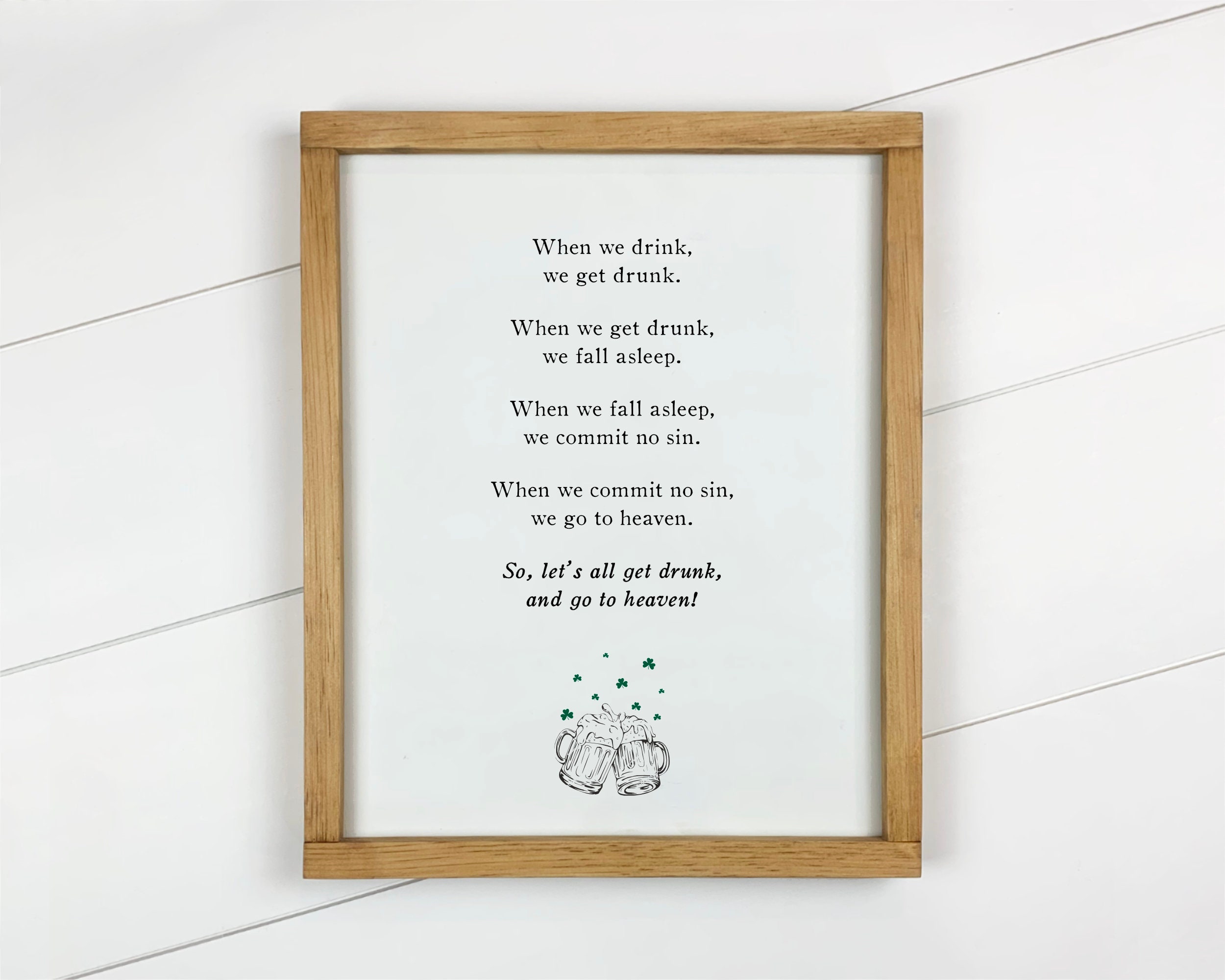 Irish Toast Wall Art Print - Etsy