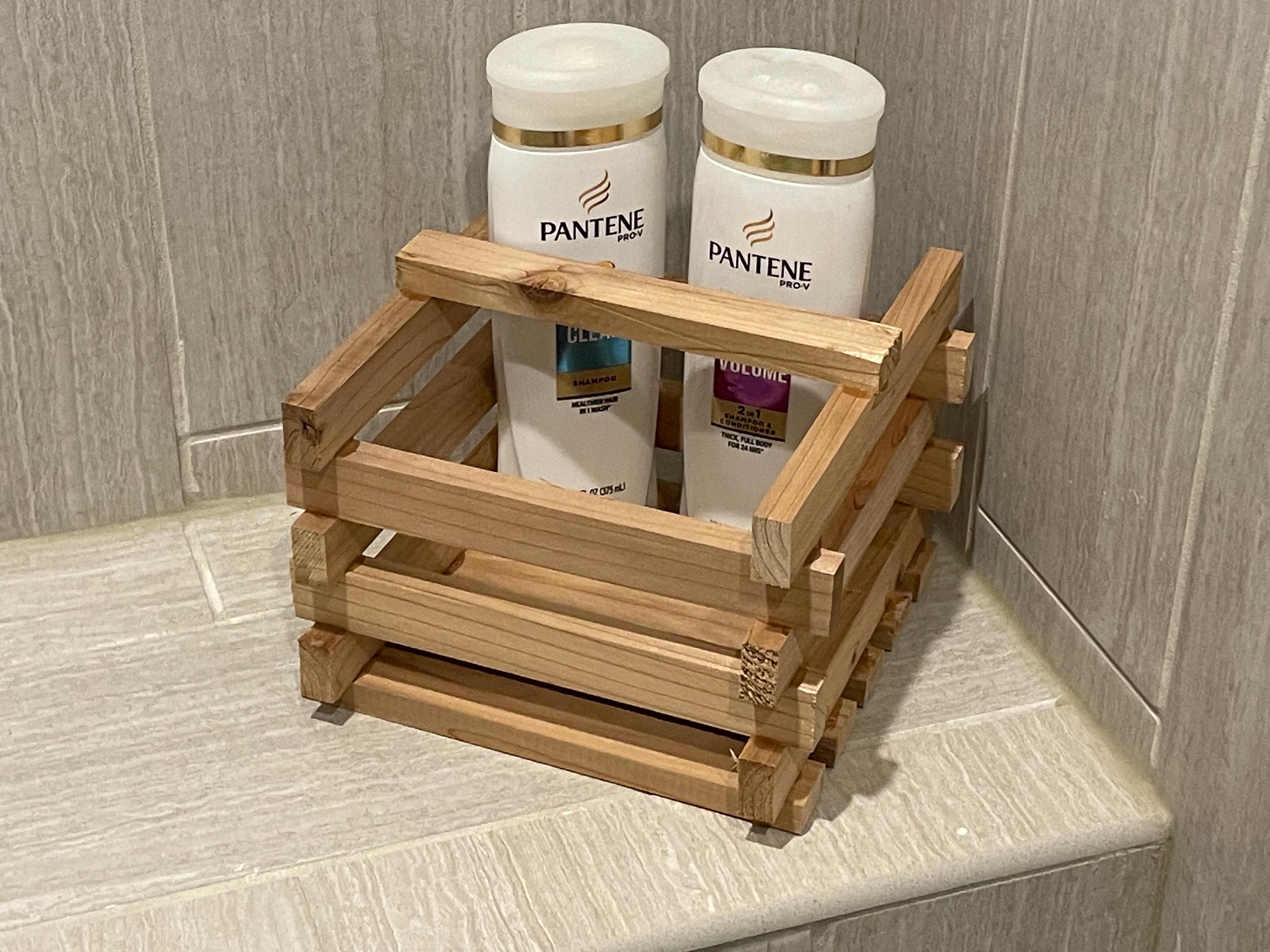 Square 8x8 Cedar Shower Caddy - Etsy