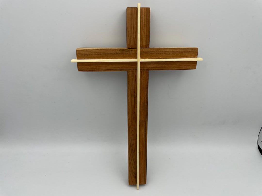 Wood Maple & Cherry Cross - Etsy