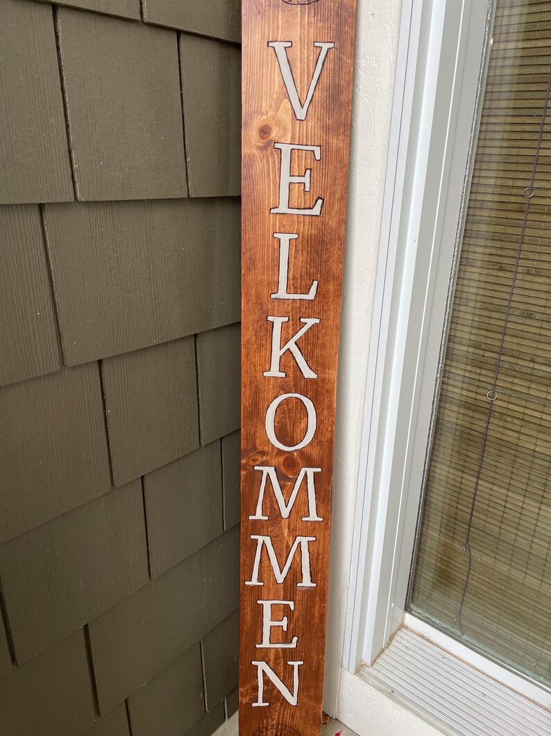 Velkommen Entry Sign - Etsy