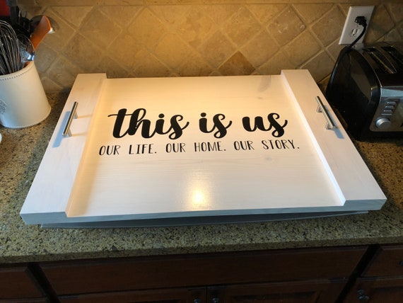 Handmade Stovetop Cover & Serving Tray this is Us | Etsy
