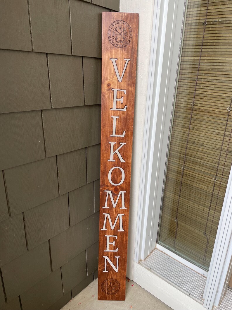 Velkommen Entry Sign - Etsy
