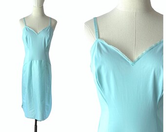 Turquoise Slip Dress - Etsy