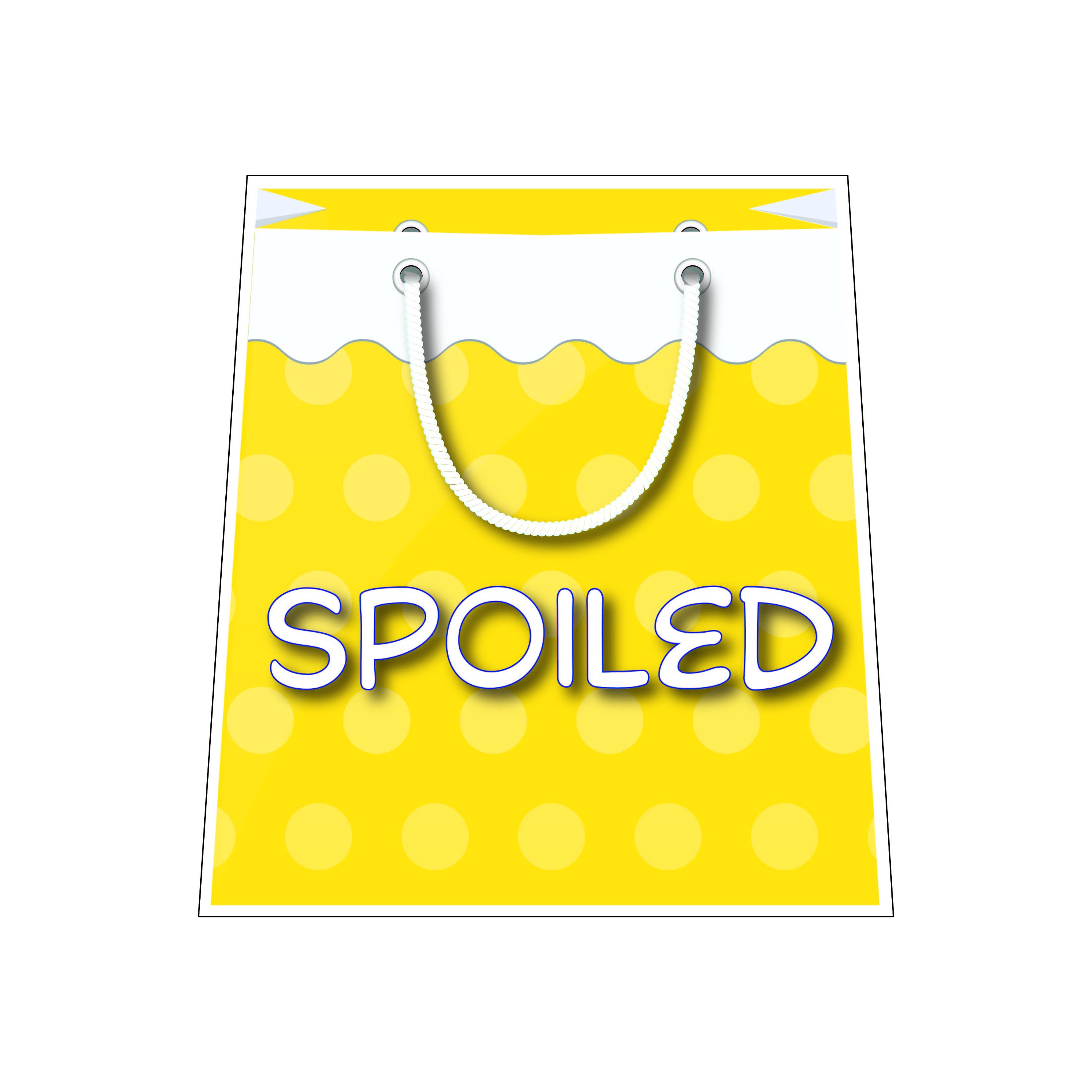 Printable Photo Booth Signs Baby Shower Spoiled Gift Bag Sign - Etsy