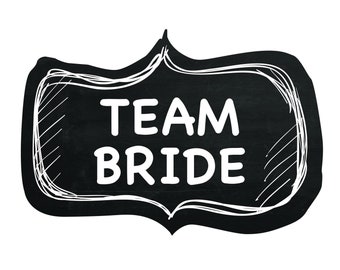 Printable Photo Booth Sign Chalkboard Wedding Mr. and Mrs. | Etsy