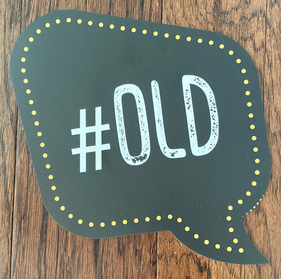Old Birthday Party Photo Booth Prop PVC Durable - Etsy