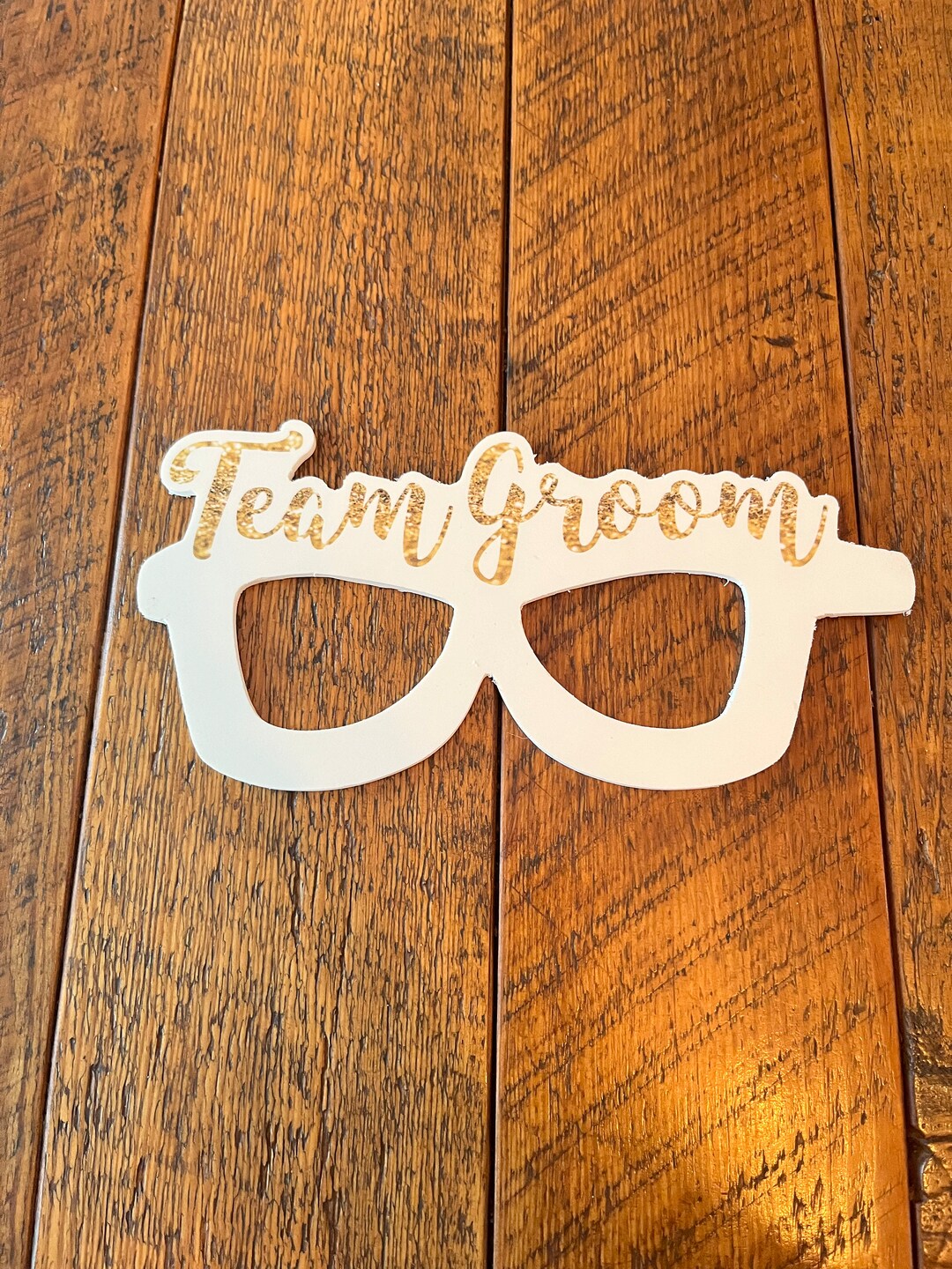 Team Groom Glasses Wedding Photo Booth Prop PVC Durable - Etsy