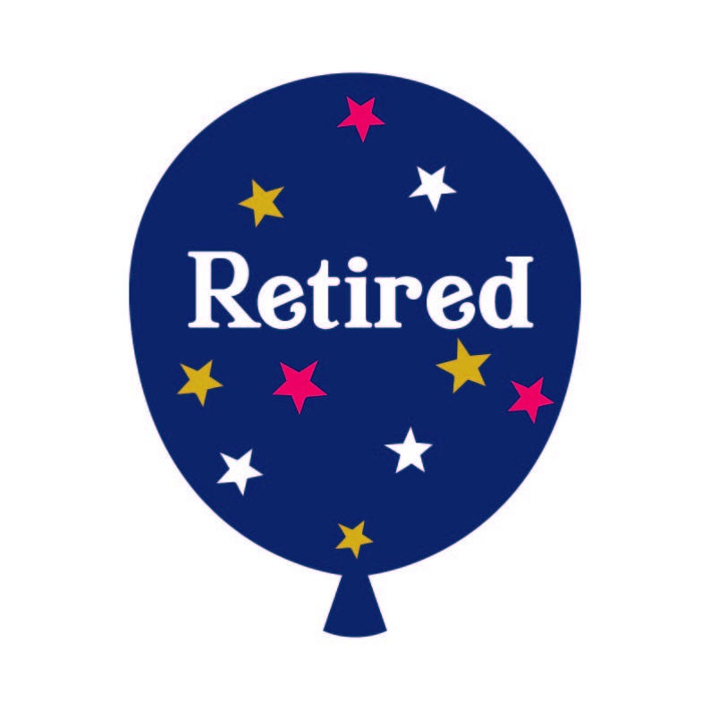 Printable Photo Booth Sign Retired Balloon Prop - Etsy