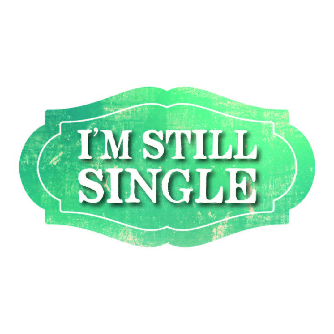 Printable Photo Booth Sign I'm Still Single - Etsy