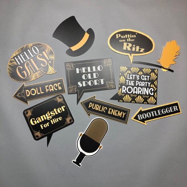 Gangster Photo Booth - Etsy