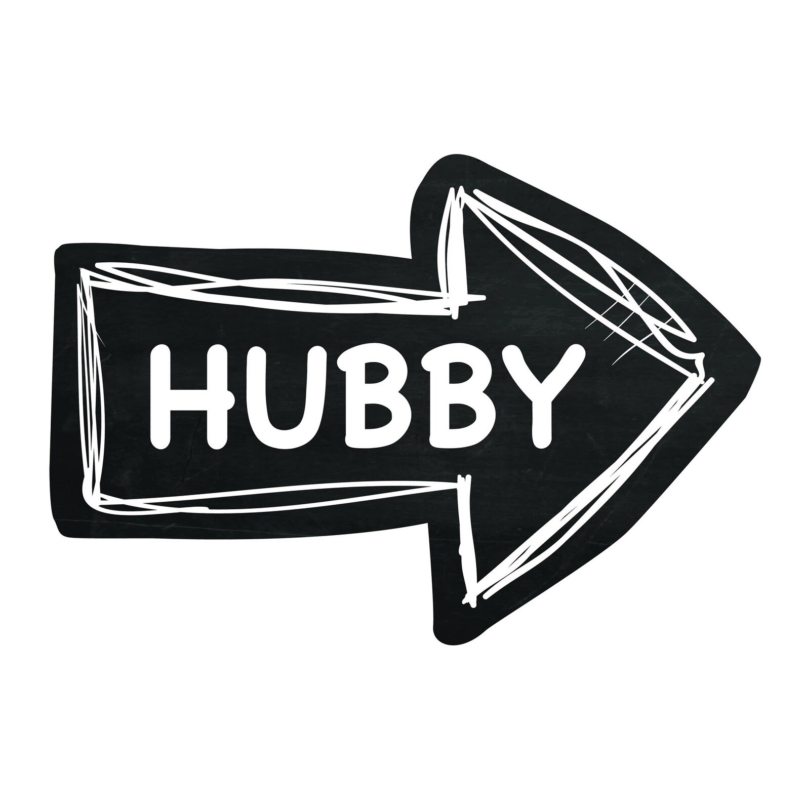 Printable Photo Booth Sign Chalkboard Wedding Hubby Arrow - Etsy Canada