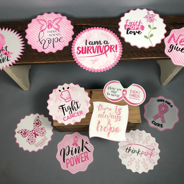 Breast Cancer Awareness Photobooth Props - Etsy