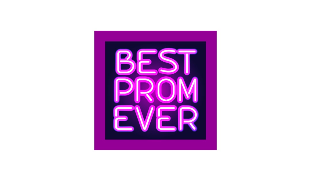 Printable Photo Booth Sign Prom Best Prom Ever - Etsy
