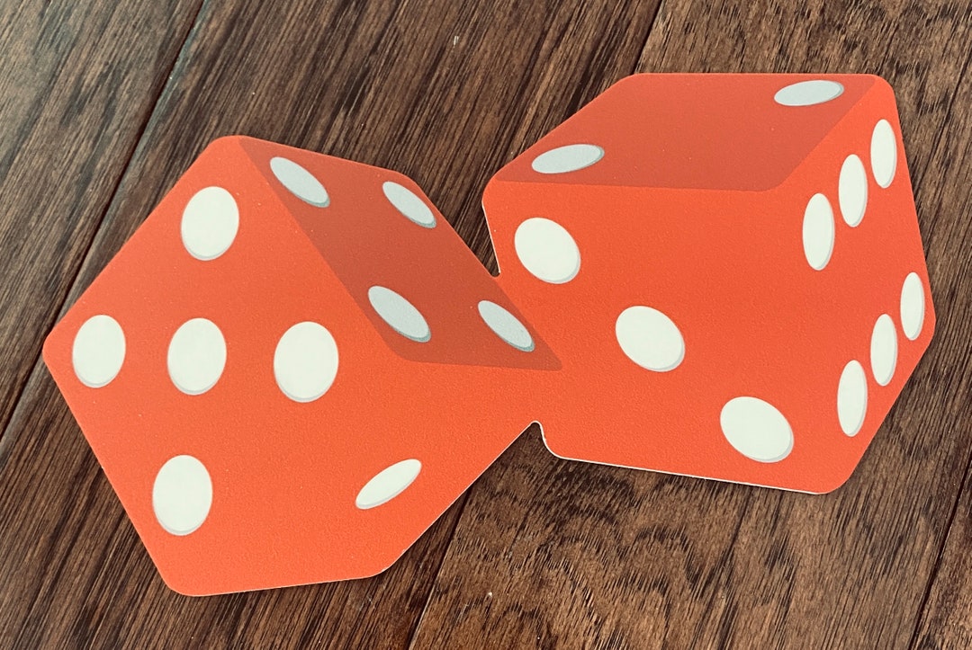 Dice Cut Out Casino Party Photo Booth Prop PVC Durable - Etsy