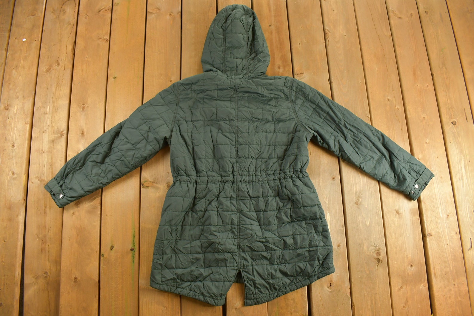 Vintage 1990s Carhartt Puffer Jacket / Workwear / Streetwear / Hooded Jacket / Quilt Lined ...