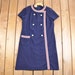 Vintage 1960s Amy Adams Knits Button up Sleeveless Polyester Dress ...