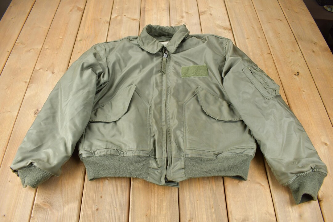 Vintage 1993 US Military Flyers Jacket / Type CWU Bomber Jacket ...
