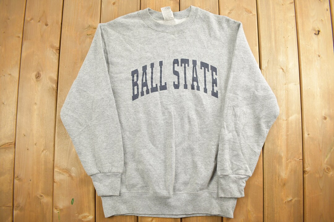 Vintage 1990s Ball State University Muncie Indiana Collegiate Crewneck ...