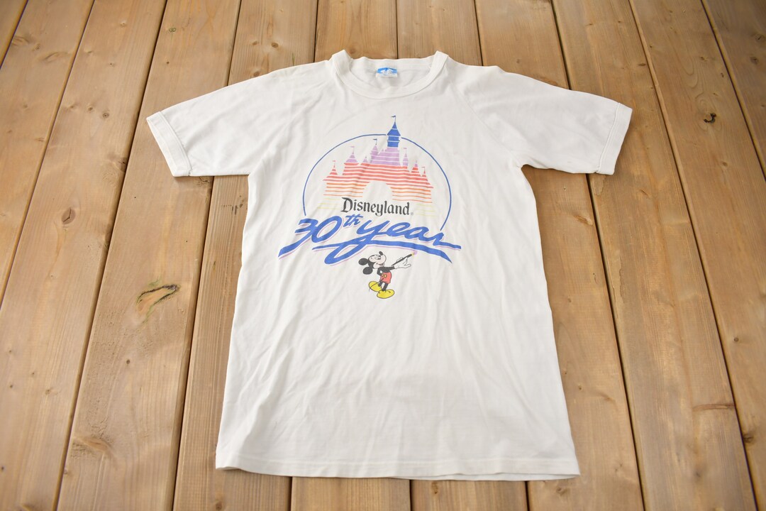 Vintage 1985 Disneyland 30th Anniversary Graphic T-shirt Made in USA - Etsy
