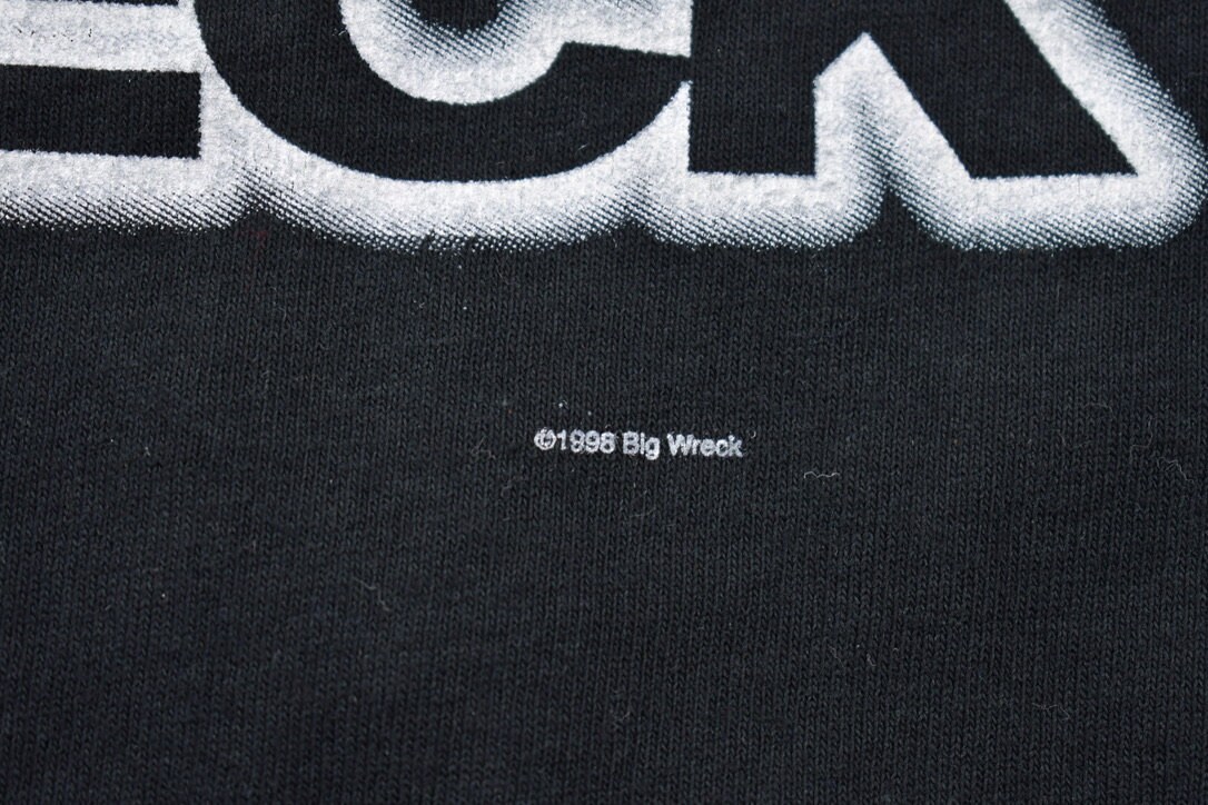 Vintage 1998 Big Wreck in Loving Memory of Band Tour T-shirt ...