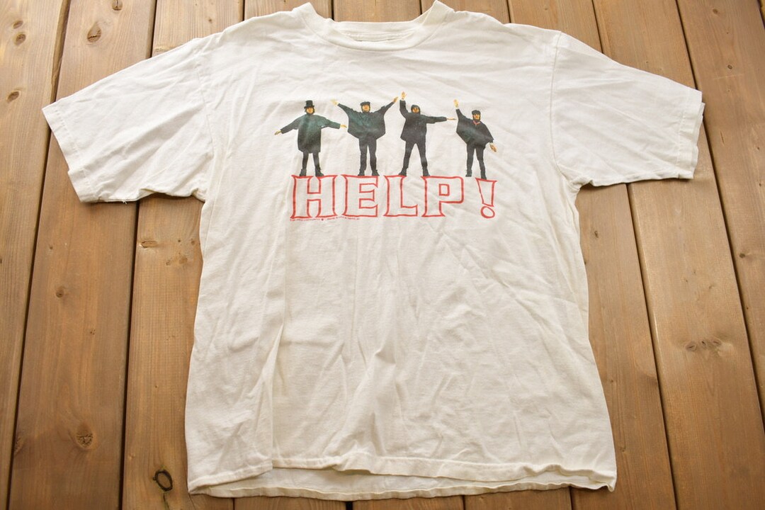 Vintage 1990 the Beatles Help I Need Somebody Band T-shirt / Band Tee ...