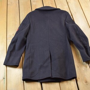 Vintage 1950s USN Naval Wool Double Breasted Jacket / Wool Jacket / 50s ...