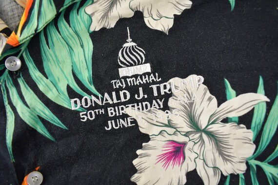 Vintage 1996 Donald Trump 50th Birthday Party Embroid… - Gem