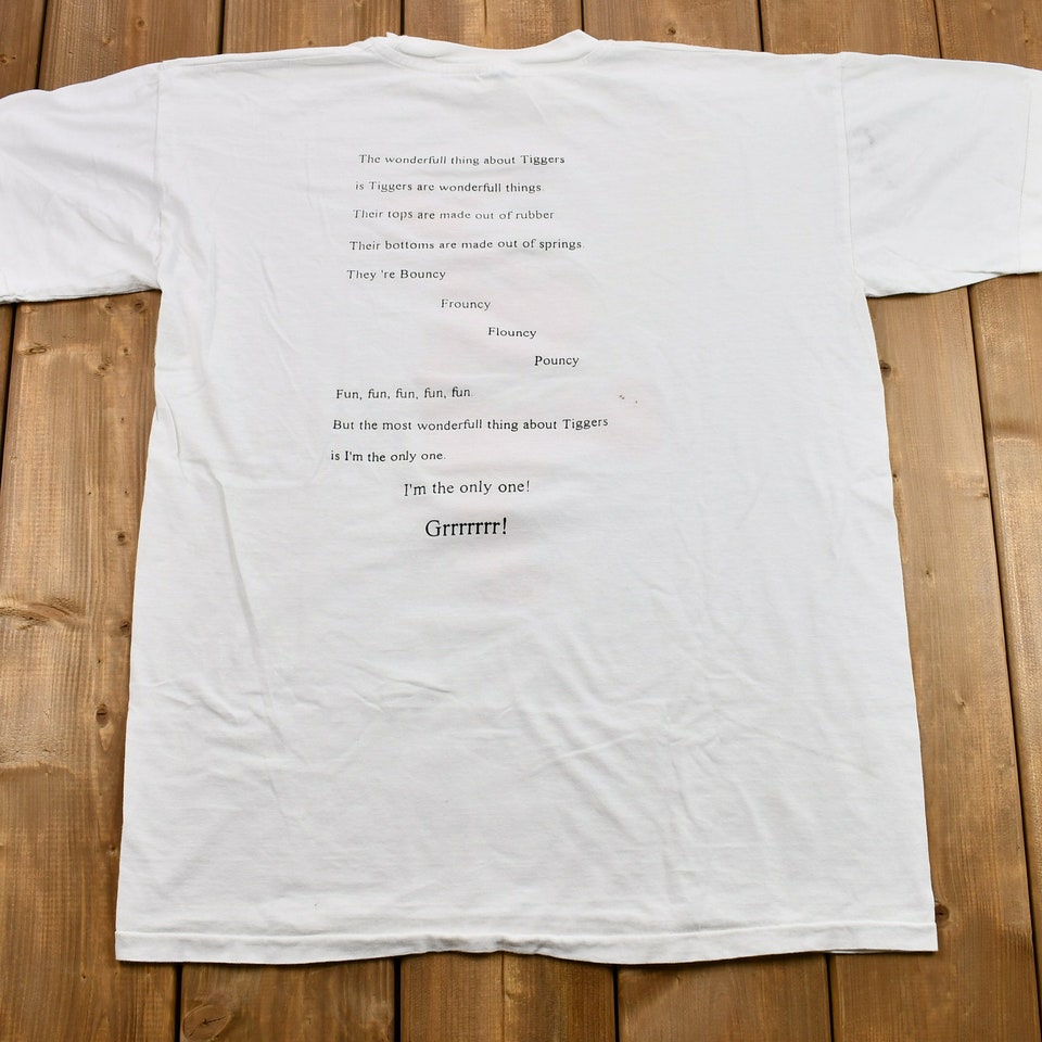 Vintage Early 1990s Tigger Graphic T-Shirt sold by Kabir Barday | SKU ...